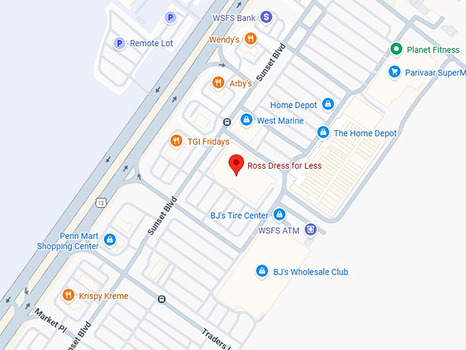 16. ross dress for less map