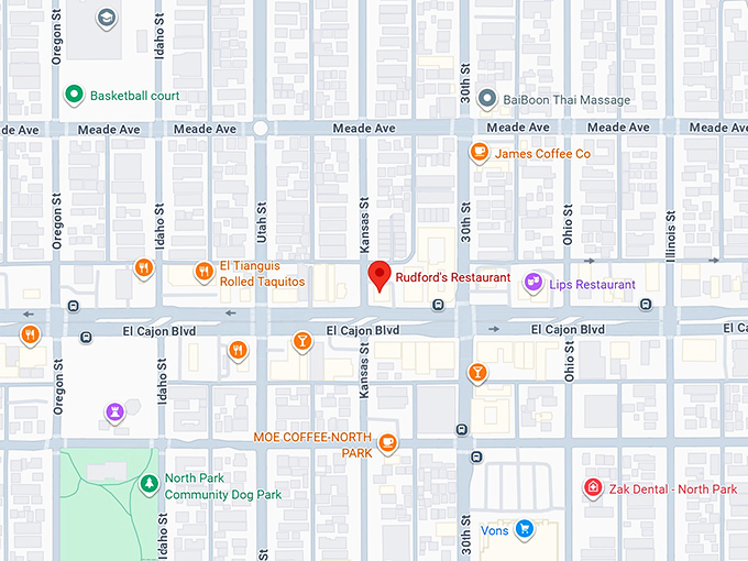 16. rudford&rsquo;s restaurant map