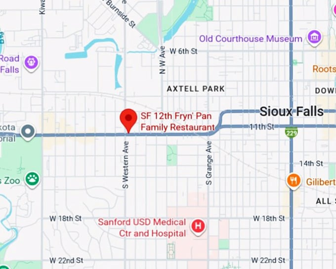 16. sf 12th fryn' pan family restaurant map