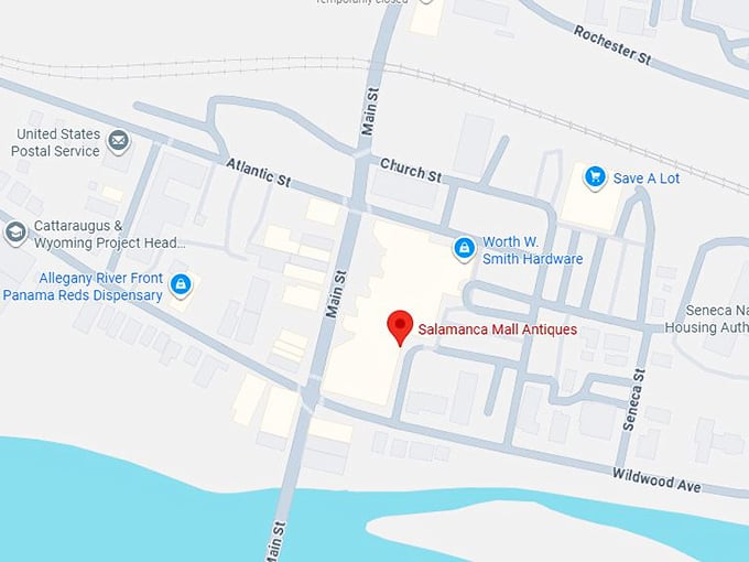 16. salamanca mall antiques map