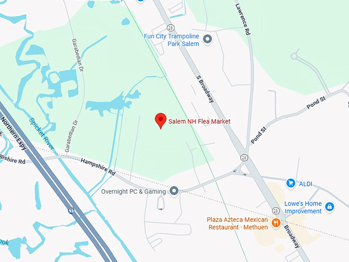 16. salem nh flea market inc map