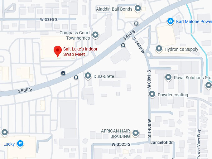 16. salt lake's indoor swap meet map