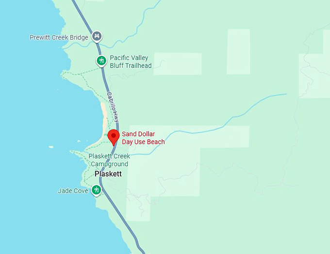 16. sand dollar beach map