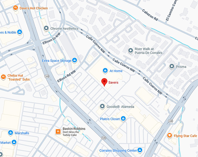 16. saver (3400 calle cuervo nw #2) map