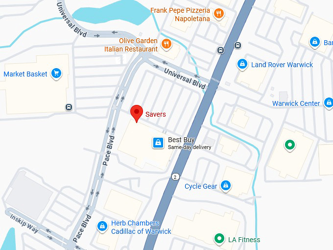 16. savers (24 universal blvd) map
