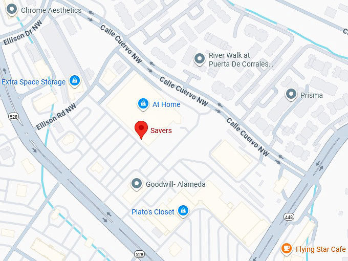 16. savers (3400 calle cuervo nw #2) map