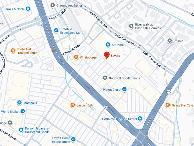 16. savers (3400 calle cuervo nw #2) map