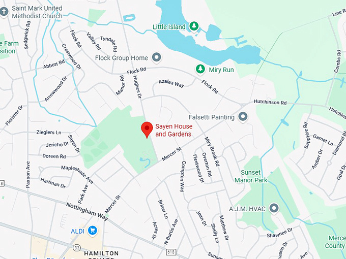 16. sayen house and gardens map