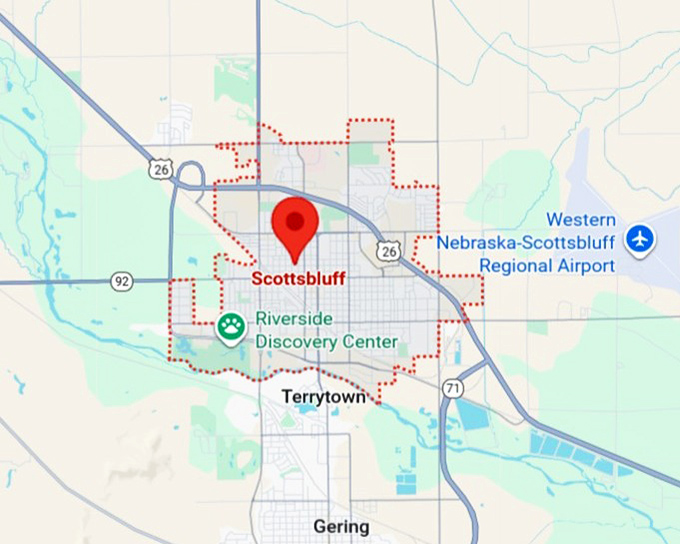 16. scottsbluff map