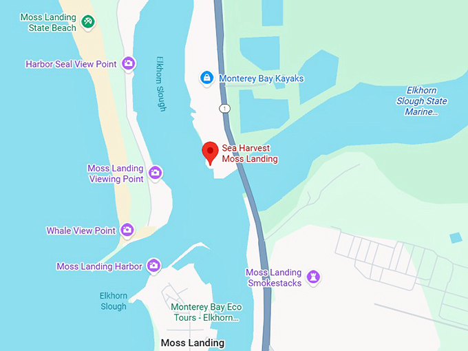 16. sea harvest moss landing map