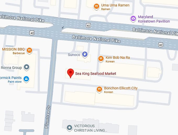 16. sea king seafood market map
