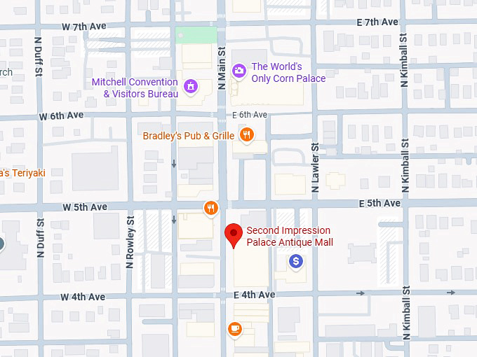 second impression palace antique mall map