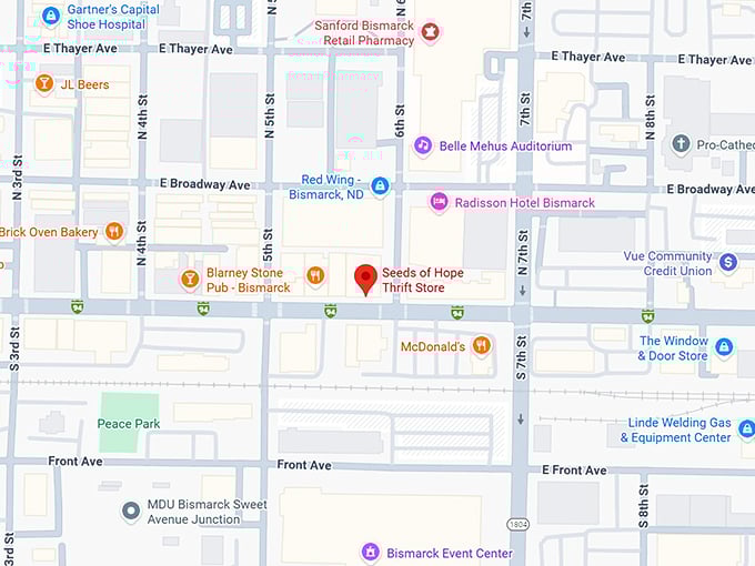 16. seeds of hope thrift store (520 e main ave) map