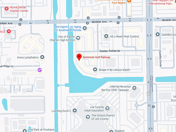 16. seminole gulf railway map