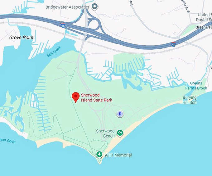 16. sherwood island state park map