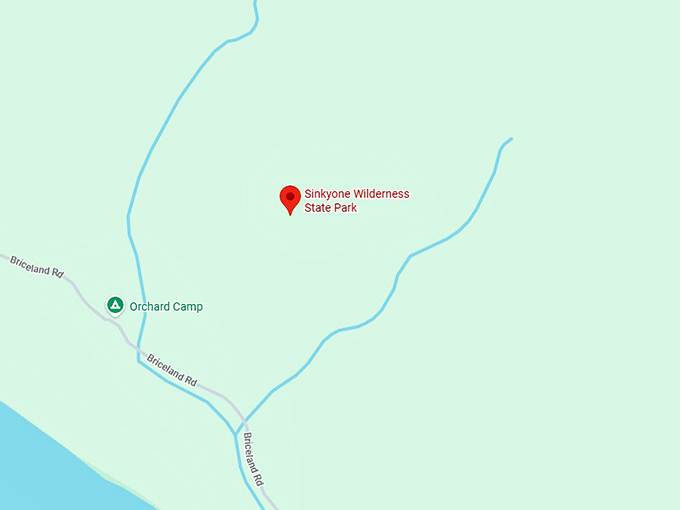 16. sinkyone wilderness state park map