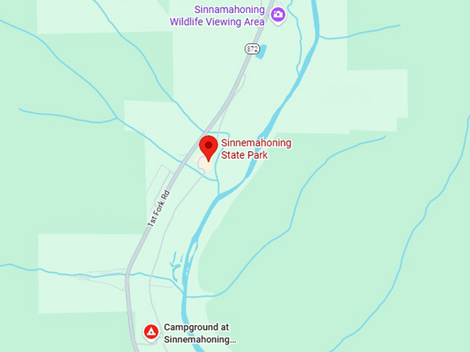 16. sinnemahoning state park map