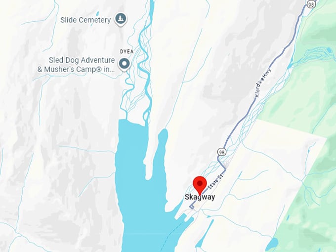 16. skagway, alaska map