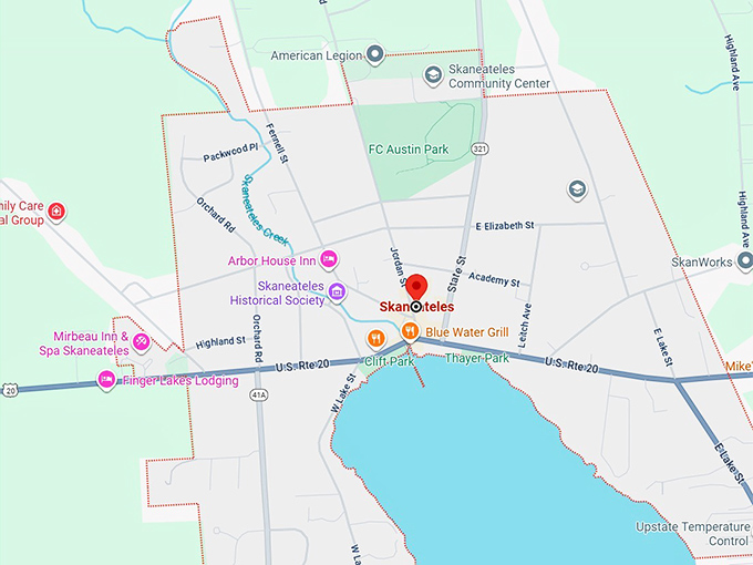 16. skaneateles, ny map