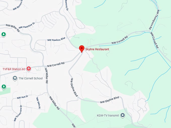 16. skyline restaurant map