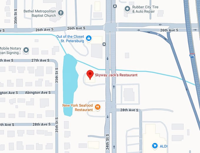 16. skyway jack's restaurant map