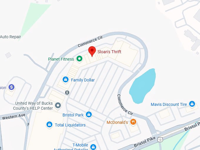 16. sloan's thrift map