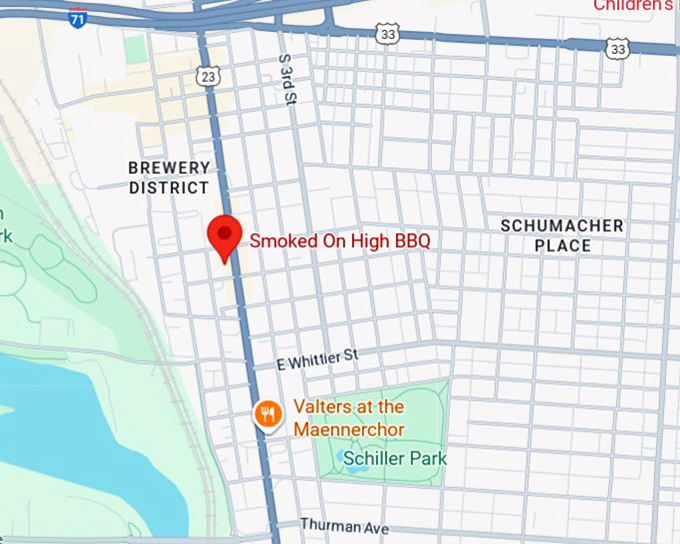 16. smoked on high bbq map