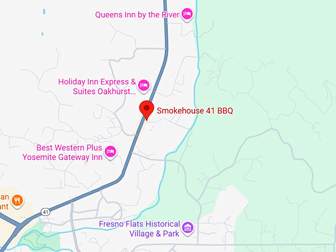 16. smokehouse 41 bbq map