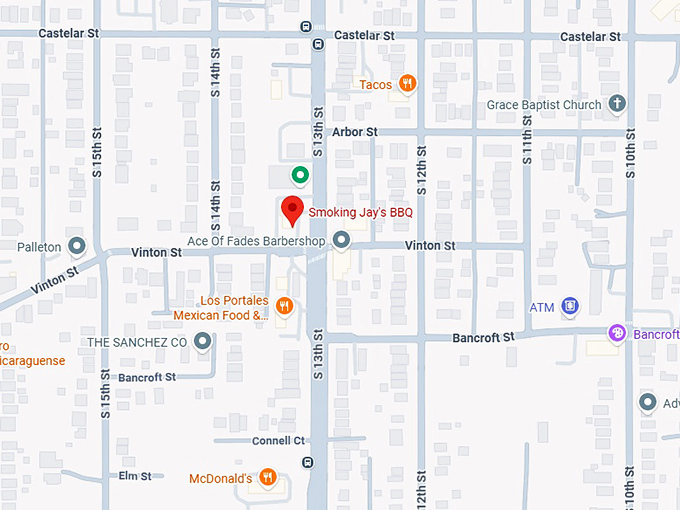 16. smoking jay&rsquo;s bbq map