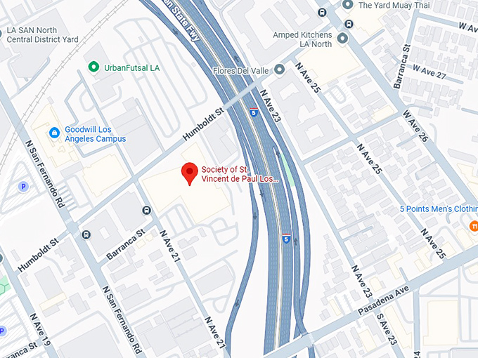 16. society of st. vincent de paul los angeles thrift store map