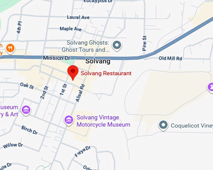 solvang restaurant map