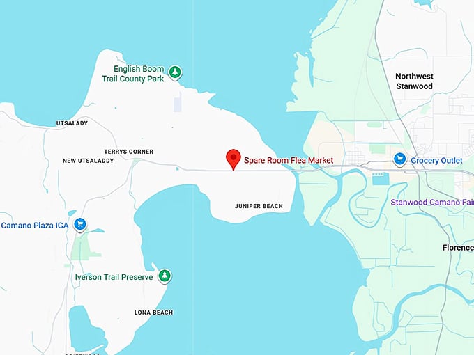 16. spare room flea market map