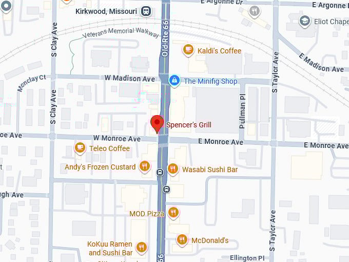 16. spencer's grill map