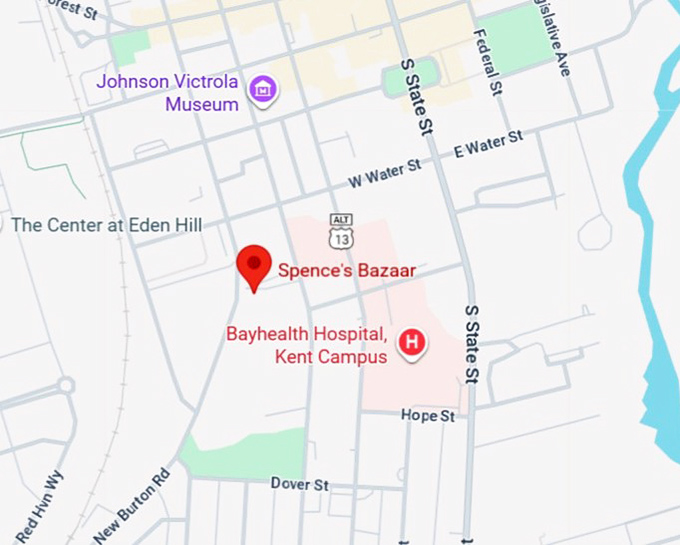 16. spence's bazaar & amish market map