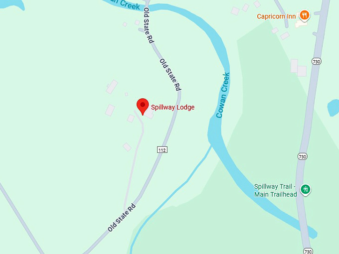 16. spillway lodge map