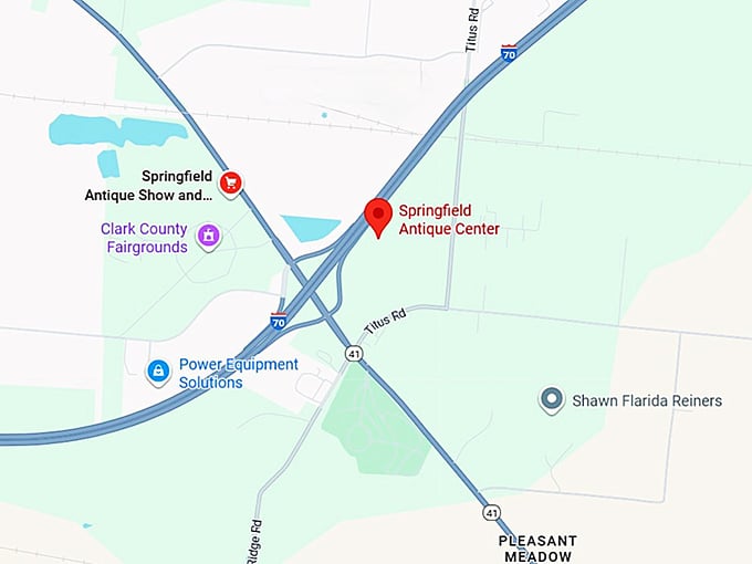 16. springfield antique center map