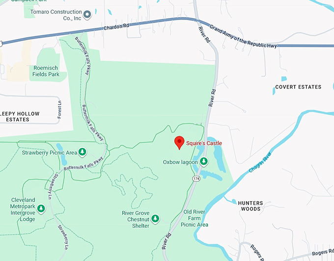 16. squire's castle map