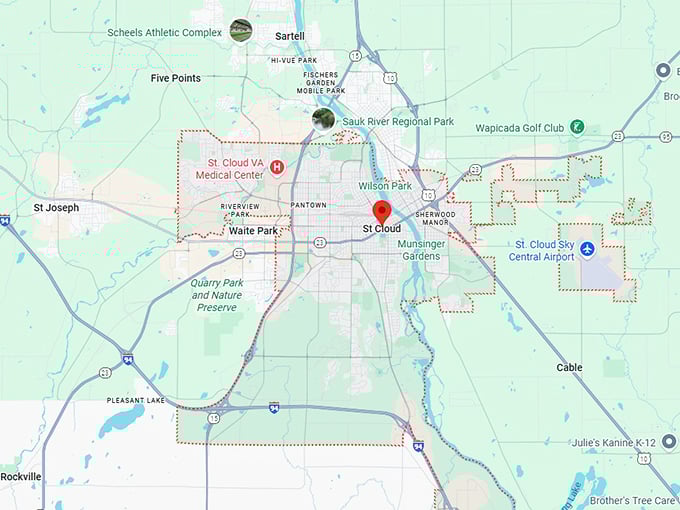16. st. cloud map