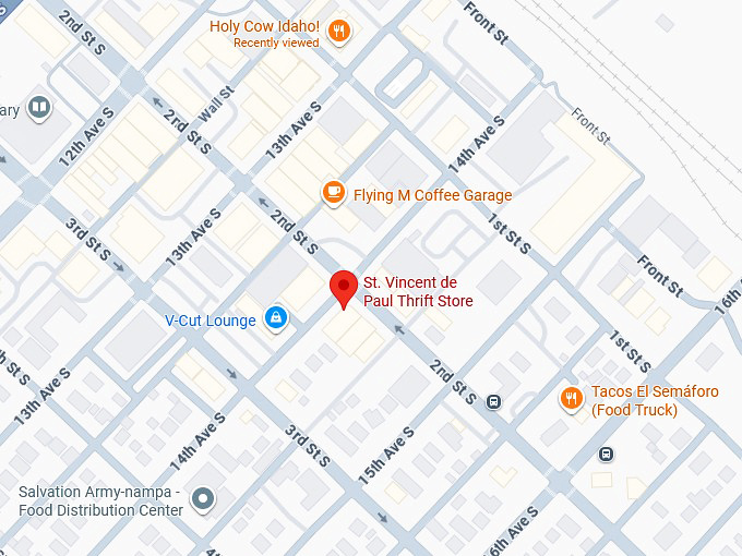 16. st. vincent de paul thrift store map