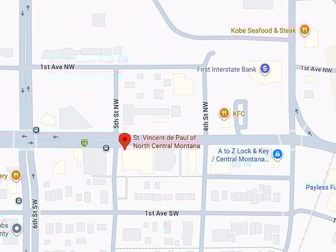 16. st. vincent de paul of north central montana map