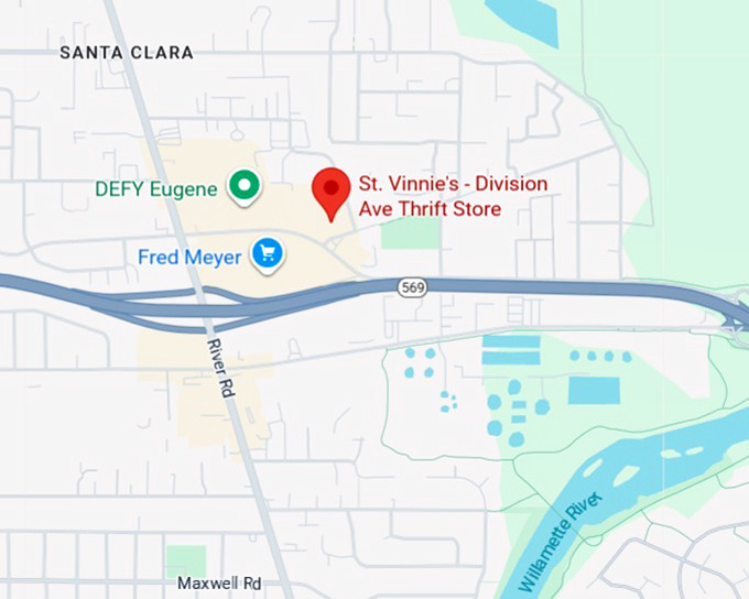 16. st. vinnie's division ave thrift store map