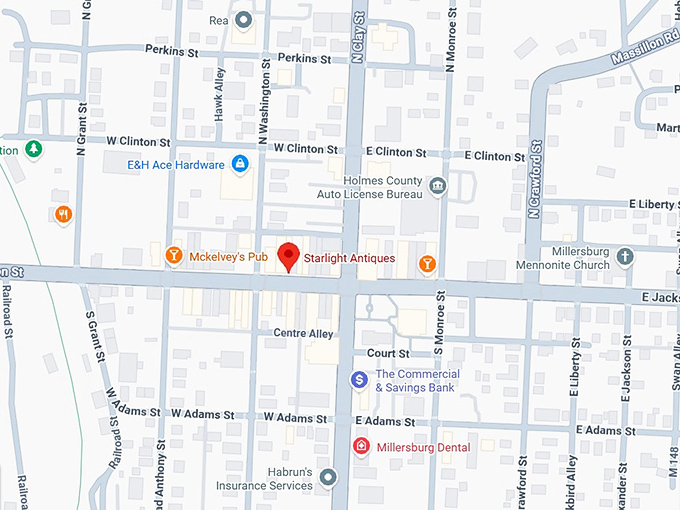 16. starlight antiques llc map