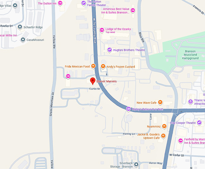 16. starvin marvin&rsquo;s map