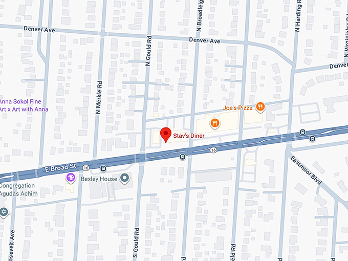 16. stav&rsquo;s diner map