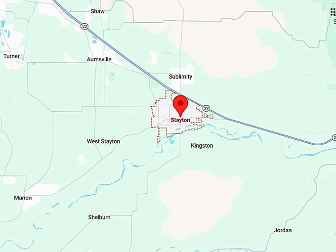 16. stayton map