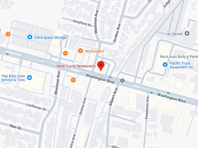 16. steak corral restaurants map