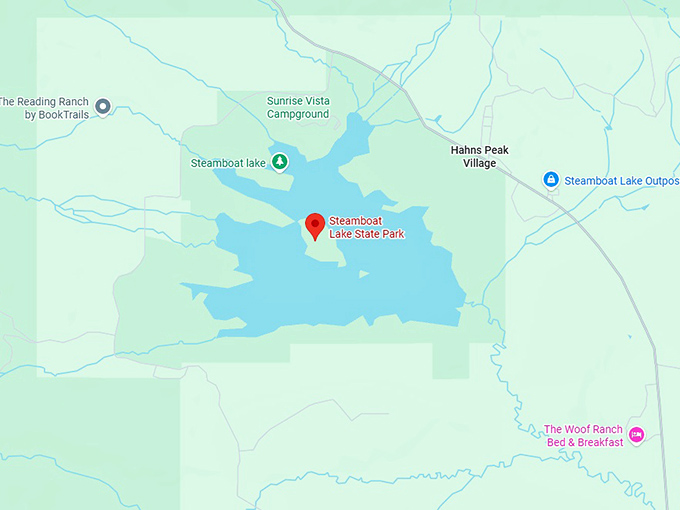 16. steamboat lake state park map