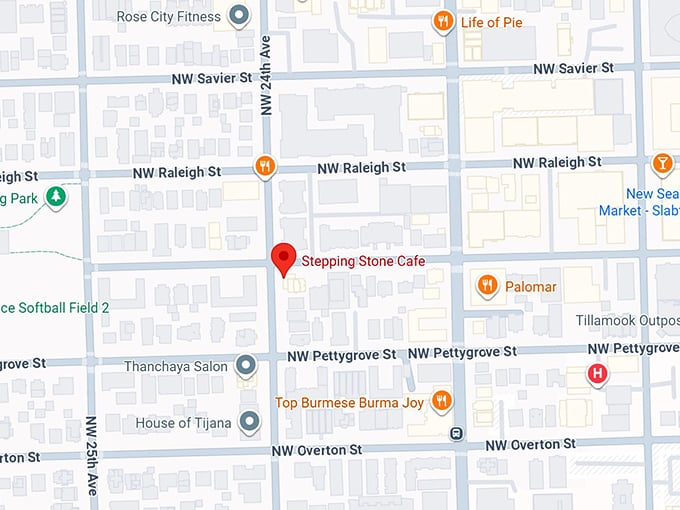 16. stepping stone cafe map