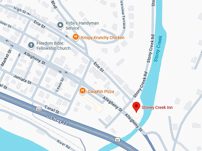 16. stoney creek inn map