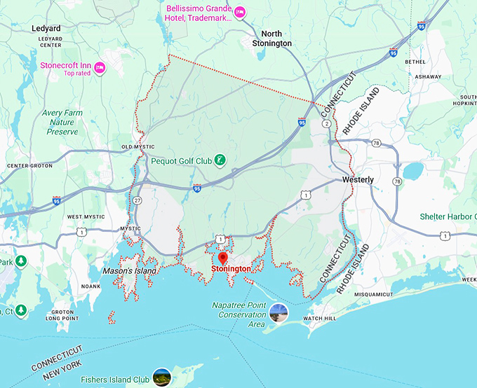 16. stonington map